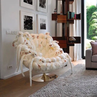 Fancy Reading Living Room Chairs Modren Single Weird Designe