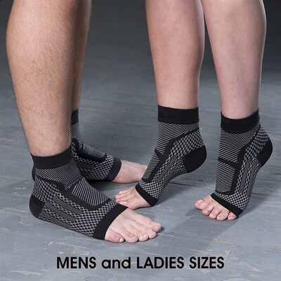 1Pair Sports Ankle support brace Compression Sleeve Plantar