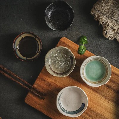 Kitchen Ceramic Seasoning Dish Dipping Sauce Dish Restaurant