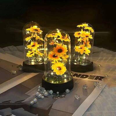 Graduation season gift small sunflower plastic set Mothers