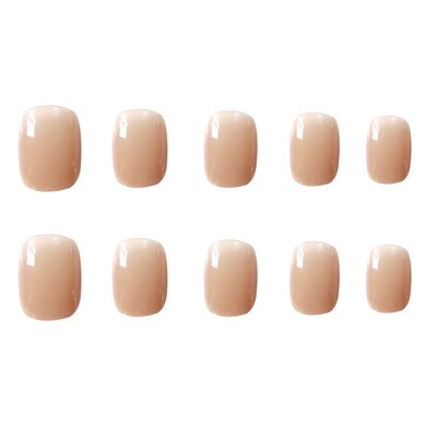 24Pcs Transparent White French Tips Press On Nails False Nai