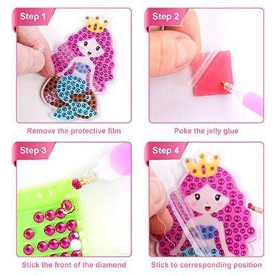 5D piece diamond painting handicraft set for childrensrens
