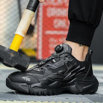 anti-smash and anti-puncture work shoes men safety shoes