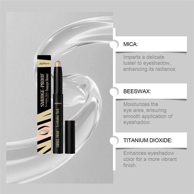 Zephoco Champagne Shimmer Eyeshadow Pencil - Perfect for add