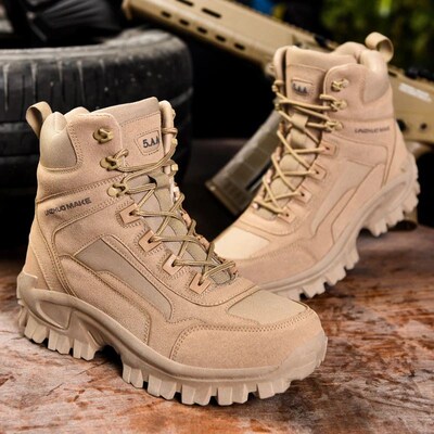 Mens Military Boot Combat Mens Ankle Boot Tactical Big Size