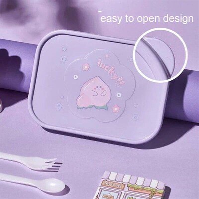 Lunch Box for Kids Girls With Compartments Bento Lunchbox