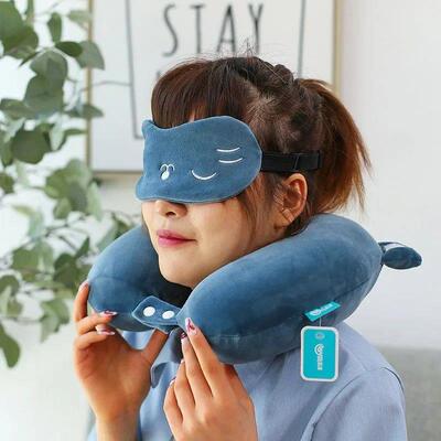 Cartoon Neck Pillow Memory Cotton U-shaped Soft Fluffy Trave