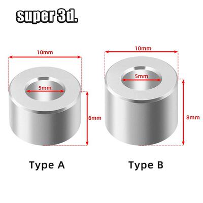 10/20pcs 3D Printer Parts Openbuilds Aluum Spacer V-slot Iso