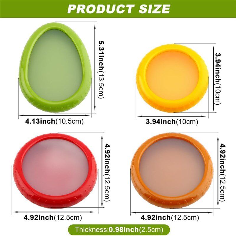 Avocado Saver Tomato Holder Storage Containers Onions Lemons