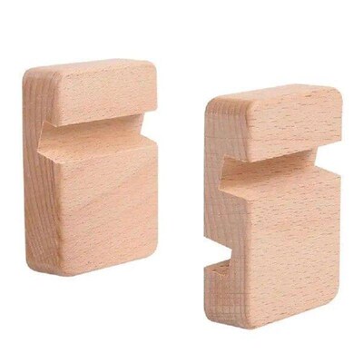 Wood Bracket Universal Double Slot Portable Stable For