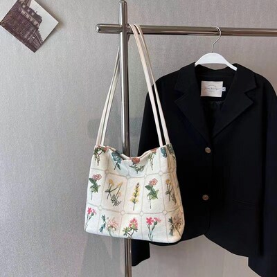 Large Capacity Bags for Women Summer 2025 Canvas Casual Shou