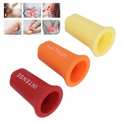3Pcs Cupping Therapy Silicone Vacuum Suction Cups Set 3 Stre