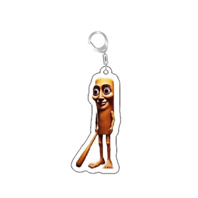 Italian Brainrot Funny Acrylic Animal Keychains Ring Bag Car