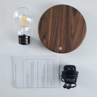 Magnetic Levitation Lamp Creativity Floating Glass LED Bulb