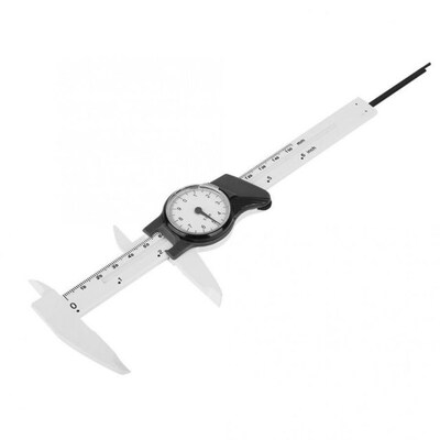 0-150mm/0.01mm Plastic Dial Vernier Caliper Ruler Gauge porf