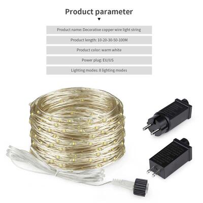 100-800Leds LED Strip Light String Street Garland Fairy Ligh