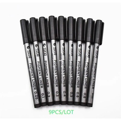 1Piece Pigment Liner Pigma Micron Ink Marker Pen 0.05 0.1 0.