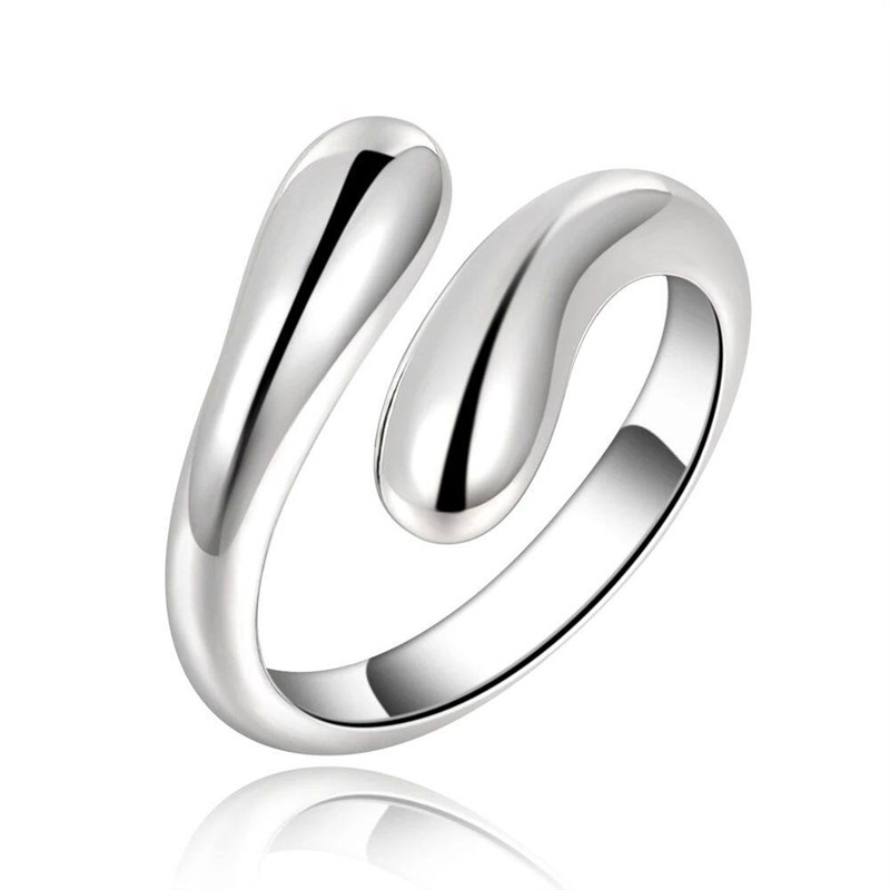 4pc/set fashion Charm Silver color Finger Ring Set for Women