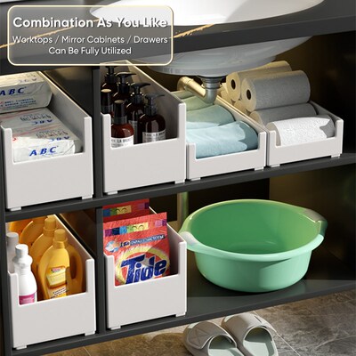 Joybos Kitchen Sundries Organizer Box Cupboard Basket Under