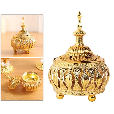 Chinese Buddha Incense Burner Electroplate Incense Censer Yo