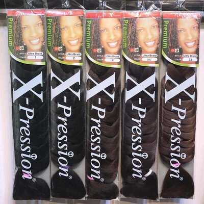 Expression hair braids x-pression braids 非洲脏辫假发 大辫子