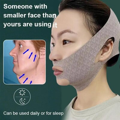 Chin Cheek Slimming Bandage V Shaper V Line Lifting Mask Fac