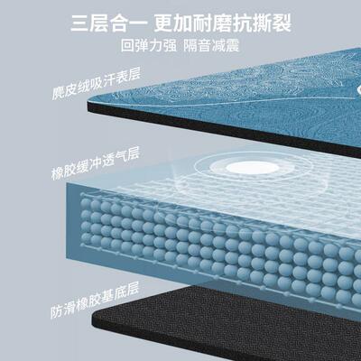 Thick and odorless 8mm suede rubber printed yoga mat瑜伽垫