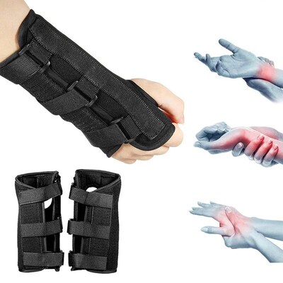 Carpal Tunnel Wrist Support Pads Brace Sprain Forearm Splint