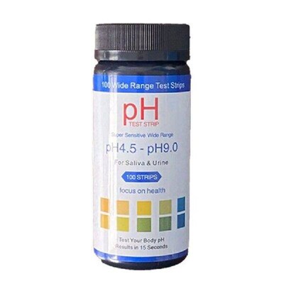 100Strips 4.5-9 Litmus Alkaline Acid Paper Water Saliva