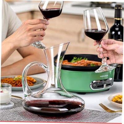 Red wine glass set 6 wine glasses decanter 4goblets for wine