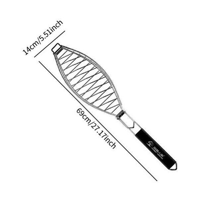 Grilled Fish Clip Easy to Clean BBQ Grill Basket for