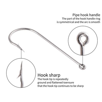 10pc Steel Wire Leader with Swivel and hooks Anti-bite Fishi