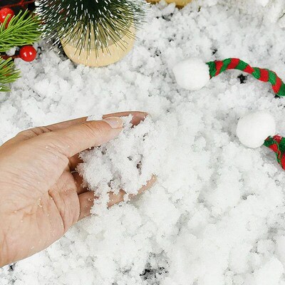100g Artificial Snowflake Powder Christmas Decoration Winter