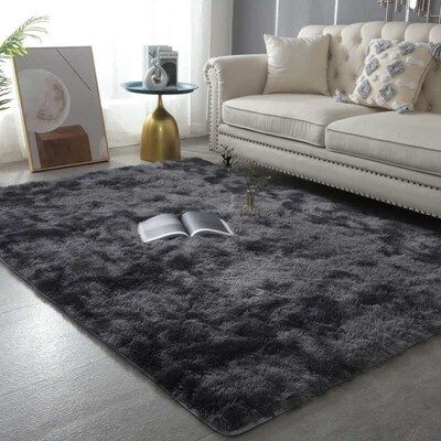 Silk Wool Tie Dye  Living Room Sofa Coffee Table Mat Bedside