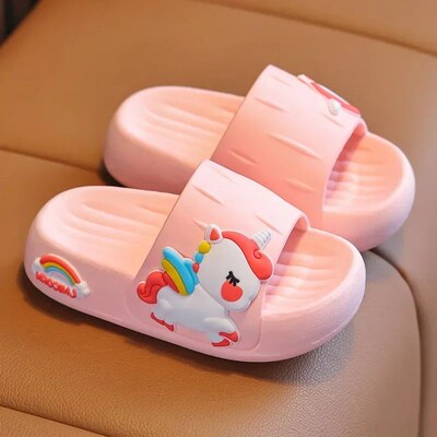 Summer Kids Home Shoes Flip Flops Baby Girls Slippers for Ch