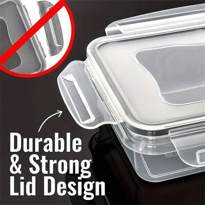 Kitchen Food Containers 12pcs-set,BPA FREE Lunch Box Sugar C