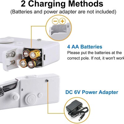 Handheld mini Portable Electric sewing machine handy stitch