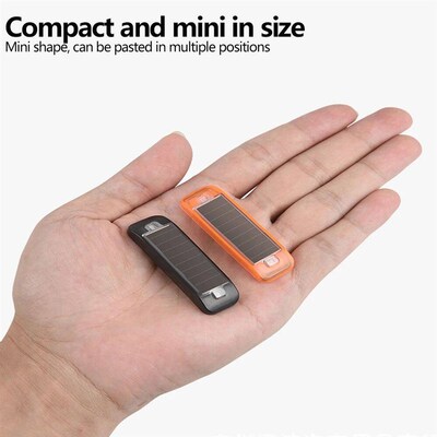 Solar warning light car rear collision prevention free breat