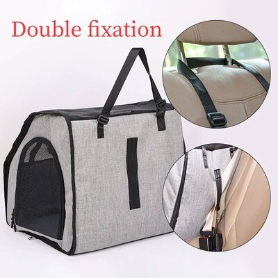 Dog Car Seat ver Folding Hammock Pet Carriers Bag Basket Car