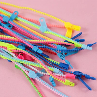 10Pcs Antisss Zipper Bracelet Autism Hand Sensory Fidget Toy