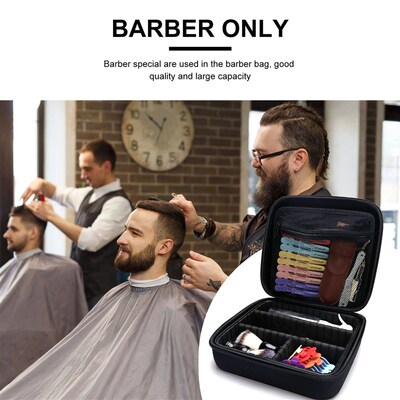 Barber Tool Bag Salon Hair Cutting Scissors Shaving Kit Stor