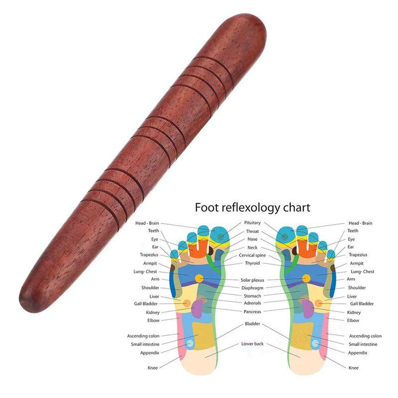 Wooden Foot Spa Physiotherapy Reflexology Thai Foot Massage