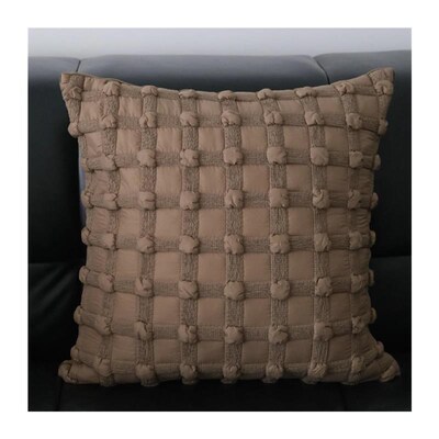 Striped wide-edge throw pillow, waist pillow and pillowcase