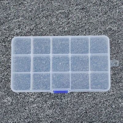 10/15/24/36 Grids Plastic Organizer Box Storage Container Je
