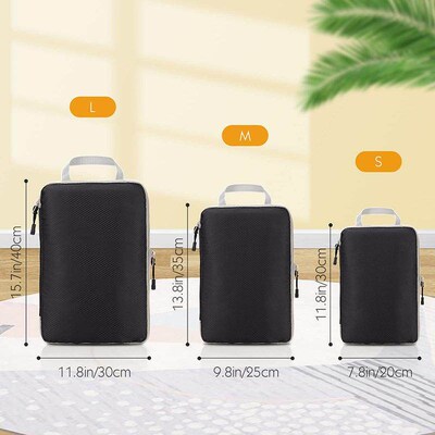 Compression Packing Cubes for Suitcase Suitcase Organizer