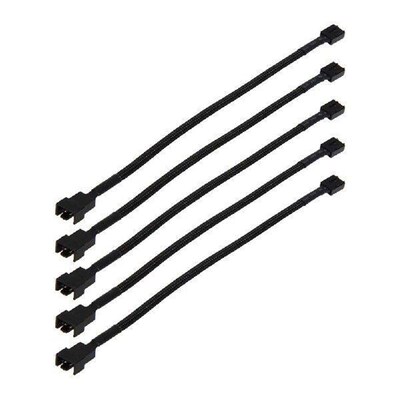 12in 5PCS 4 Pin Fan Extension Power Cable for Computer