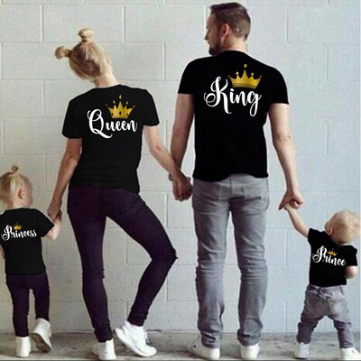 Family Matching Clothes tshirt Funny Daddy Mommy Casual Fath