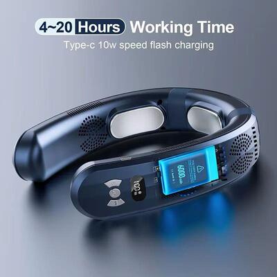 New Hanging Neck Fan Wearable Air Conditioner USB Rechargeab
