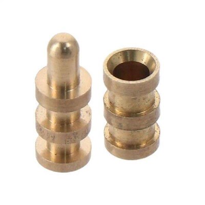 1/15Pcs Useful Metal Table Pins Yellow Dowels Table Bolt