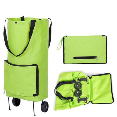 New Folding Shopping Bag Shopping Buy Food Trolley Bag on Wh